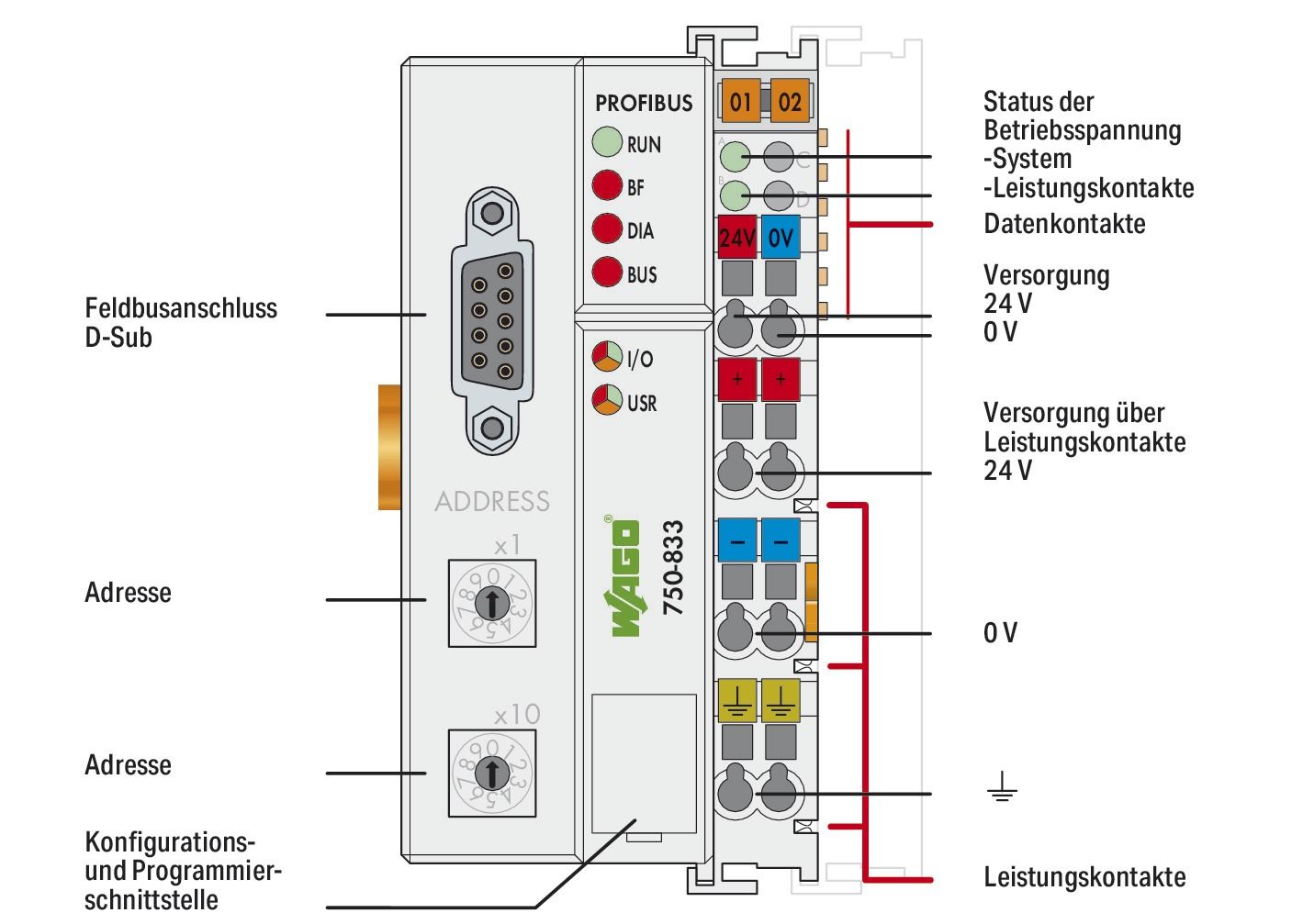 SPS-Steuerung modular PROFIBUS 24VDC | 4991481